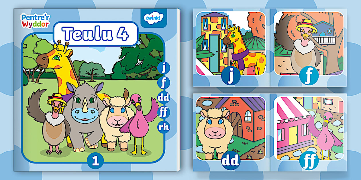 Pentre'r Wyddor: Teulu 4 eLyfr 1 (teacher made) - Twinkl