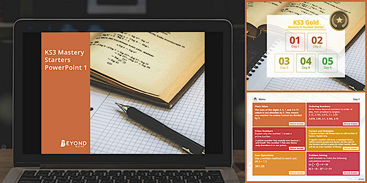 👉 KS3 Maths Mastery Starters - Set 1 - Twinkl