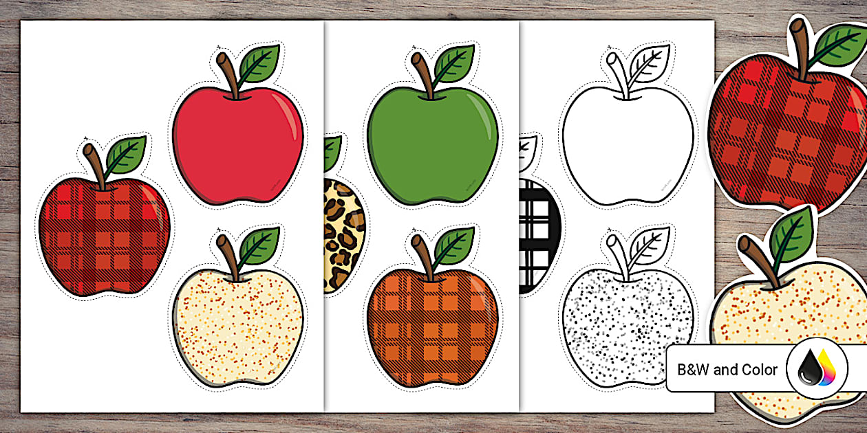 Fall For Learning! Fall Apples Bulletin Board Cutouts