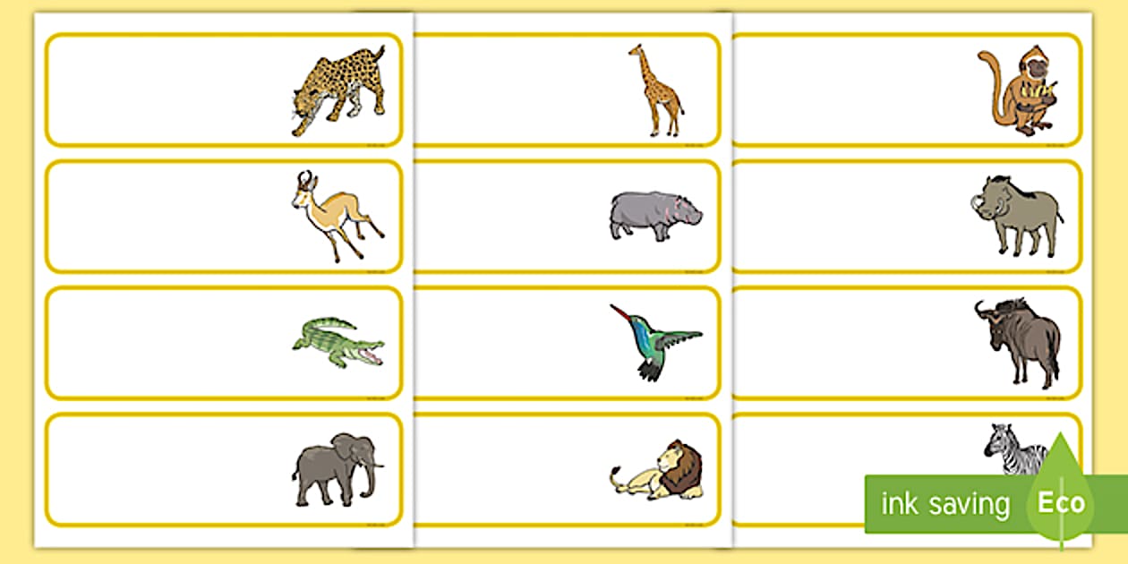 Crocodile Themed Editable Drawer Peg Name Labels - Twinkl