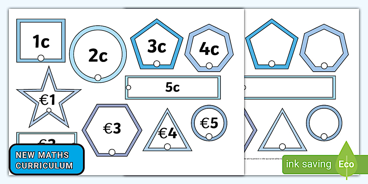 Price tags Gaeilge (Teacher-Made) - Twinkl