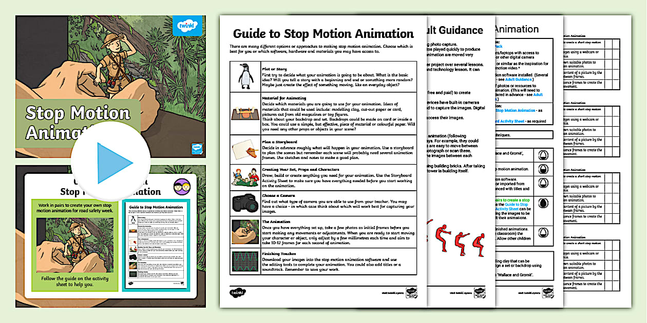 Road Safety Stop Motion Lesson Pack (teacher made) - Twinkl