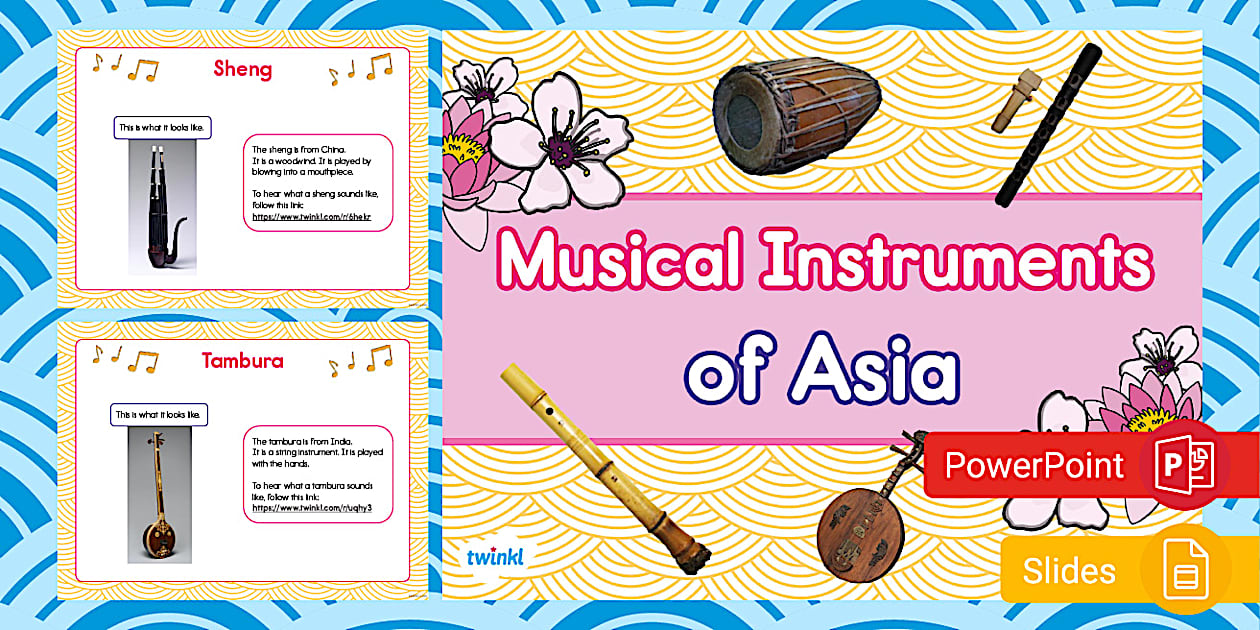 Fantastic Asian Musical Instruments PowerPoint | Twinkl USA