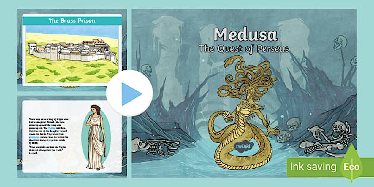 The Story of Perseus and Medusa KS2 PowerPoint - Twinkl
