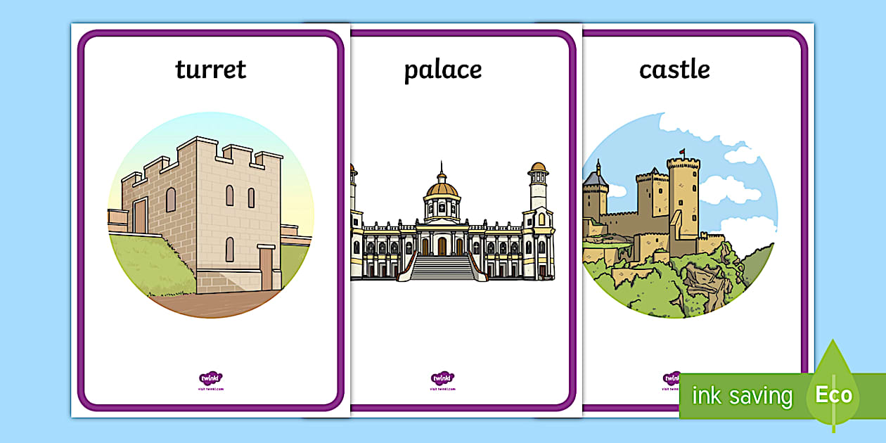 Castles and Knights Display Posters (teacher made) - Twinkl