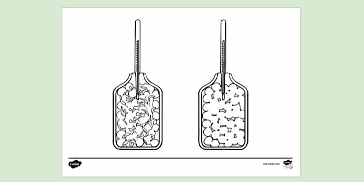 Fermentation Experiment Temperature & Respiration | Colouring Sheets