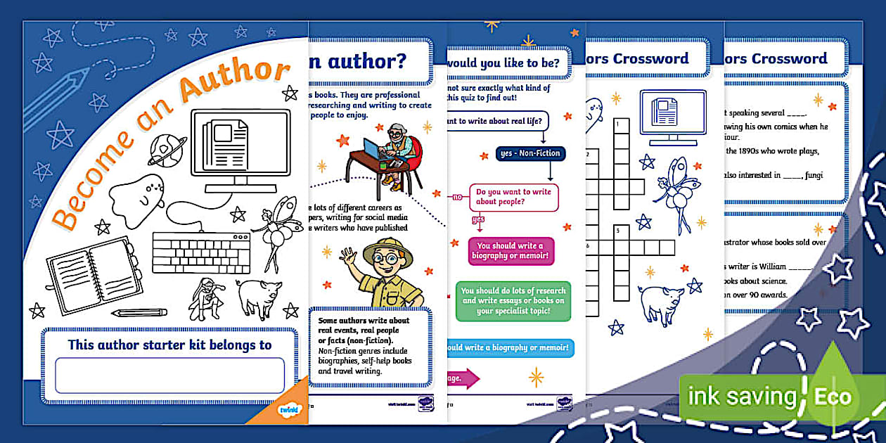 How to Become an Author (Ages 5 - 7) (teacher made) - Twinkl