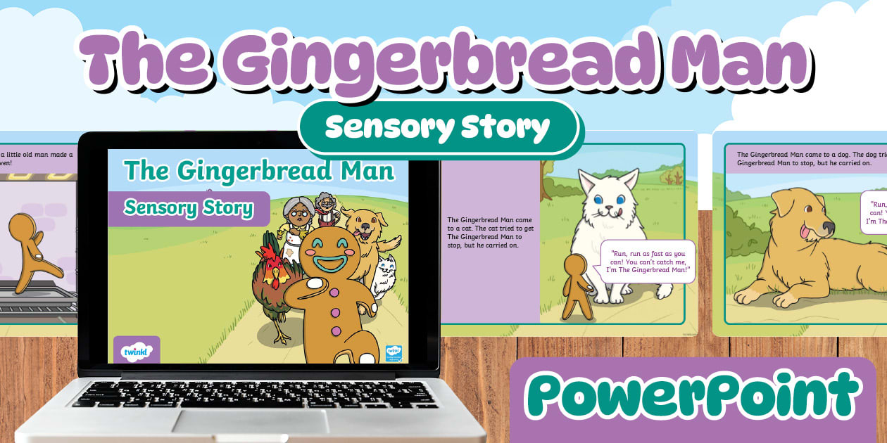 Sensory Story PowerPoint for The Gingerbread Man