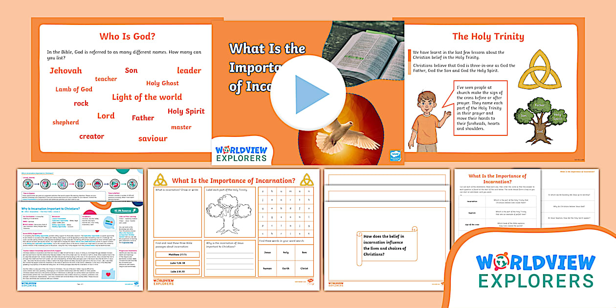 RE: Incarnation - The Holy Trinity: LKS2 Lesson Pack 3