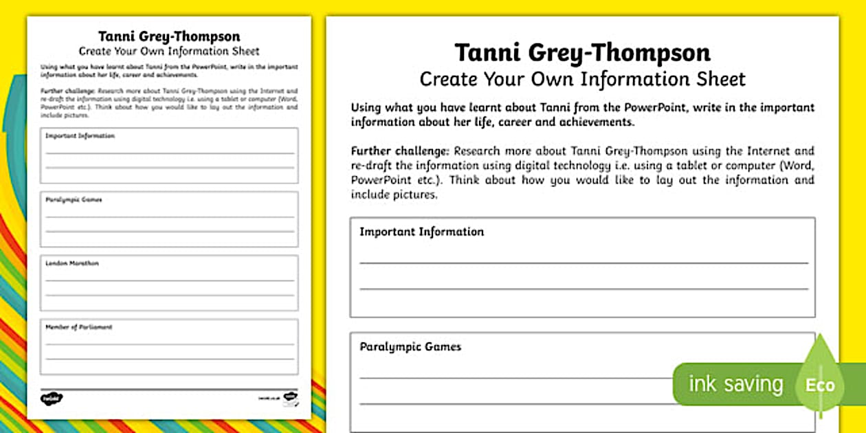 Historical Figures of Wales: Tanni Grey Thompson Create Your Own ...