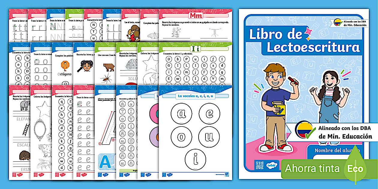 Cartilla de lecto escritura - Preescolar - Twinkl Colombia