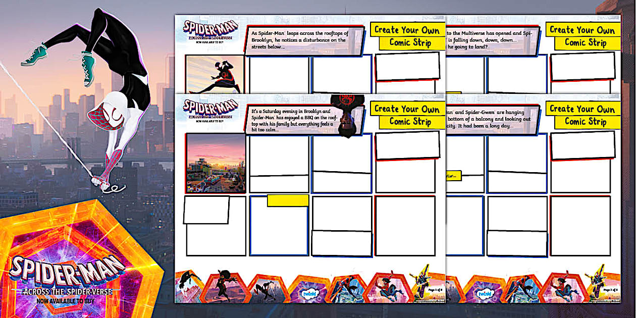 Spider-Man™: Create Your Own Spider-Man Comic Strip