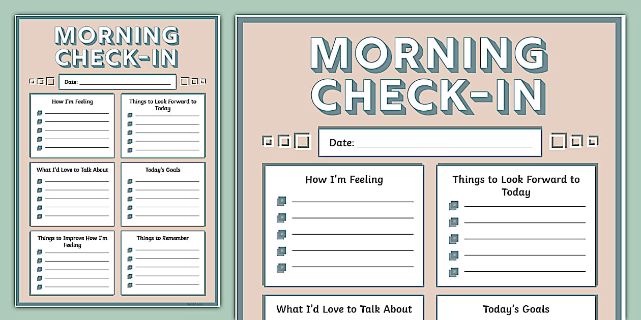 3D Effect Themed Morning Check-In Activity - Twinkl