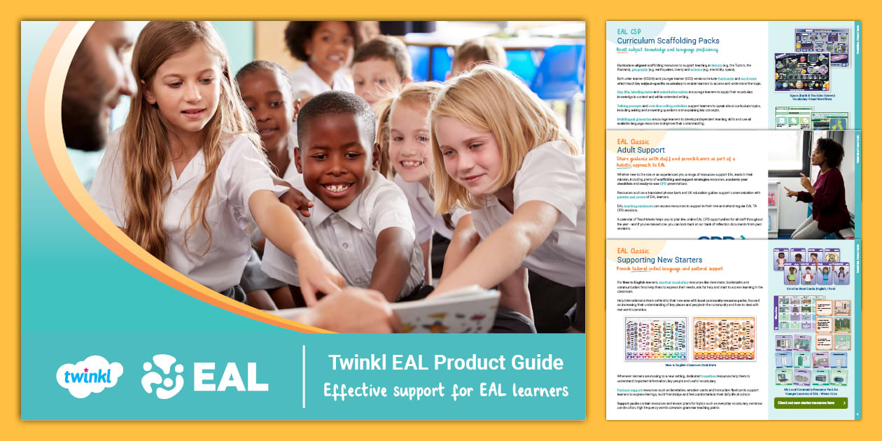 Twinkl EAL (English as an Additional Language) Product Guide