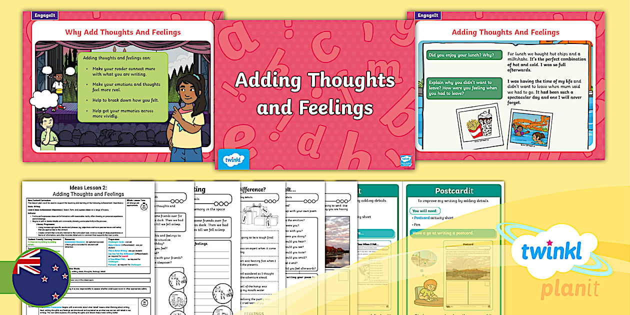 Phase 1 Writing: Including Thoughts and Feelings In Writing