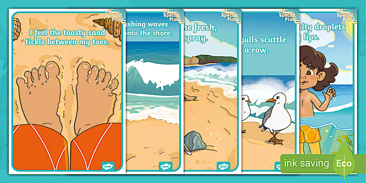 My Special Place - Mindfulness Senses Posters (teacher made)