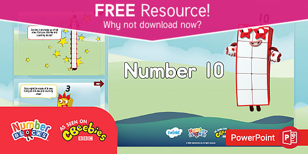 FREE Numberblocks: Number 10 PowerPoint - Twinkl