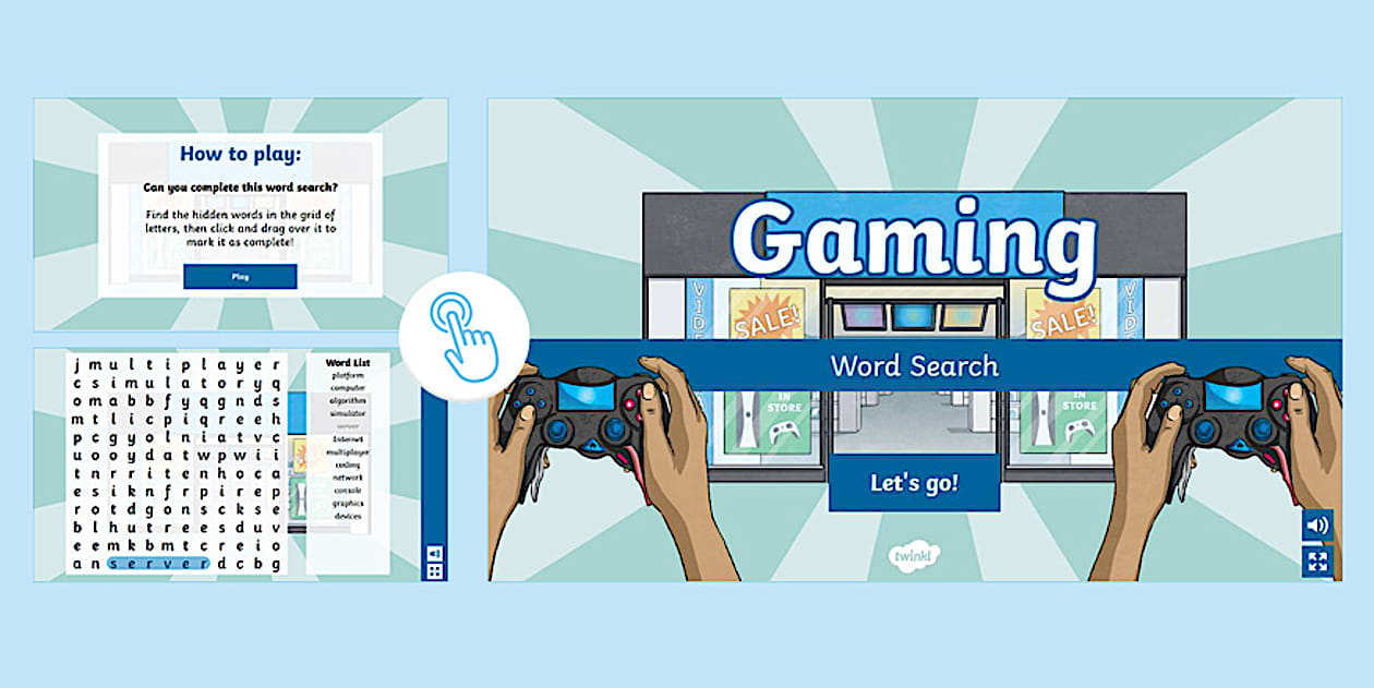 Gaming Interactive Word Search