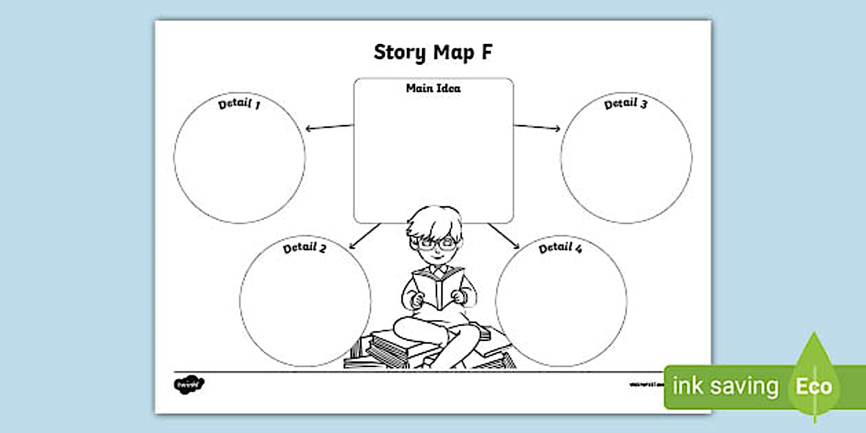 Editable Story Map F Worksheet - Twinkl