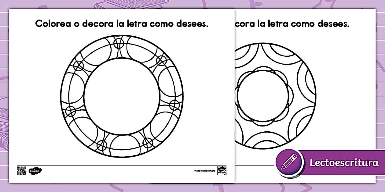 Hoja para colorear: La letra O (creat de profesori) - Twinkl