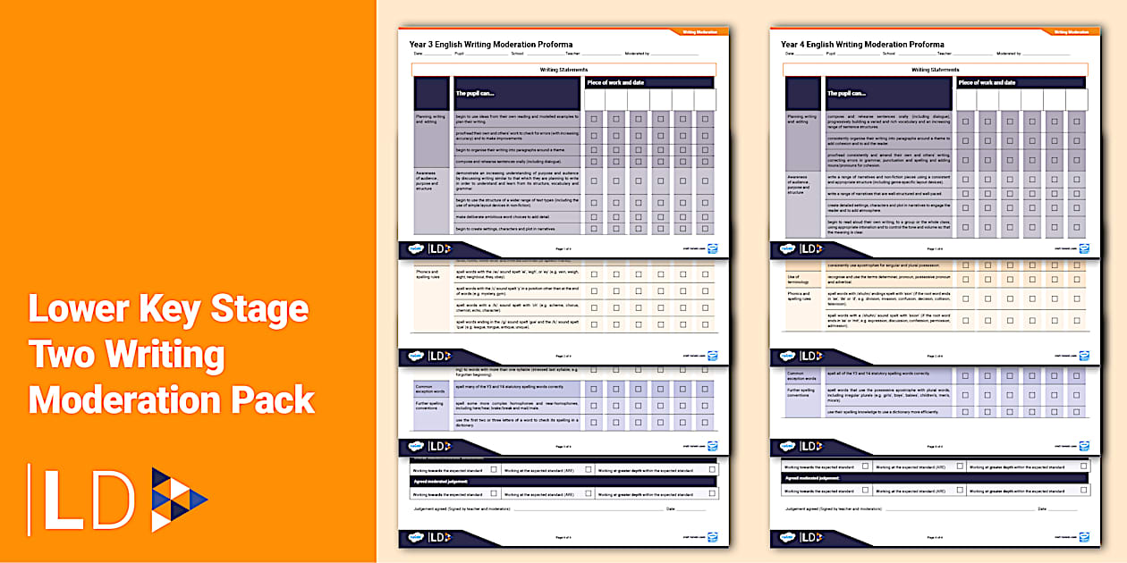 Writing Moderation Pack: Lower Key Stage Two - Twinkl