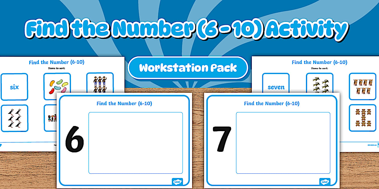 Workstation Pack for Numbers 6-10