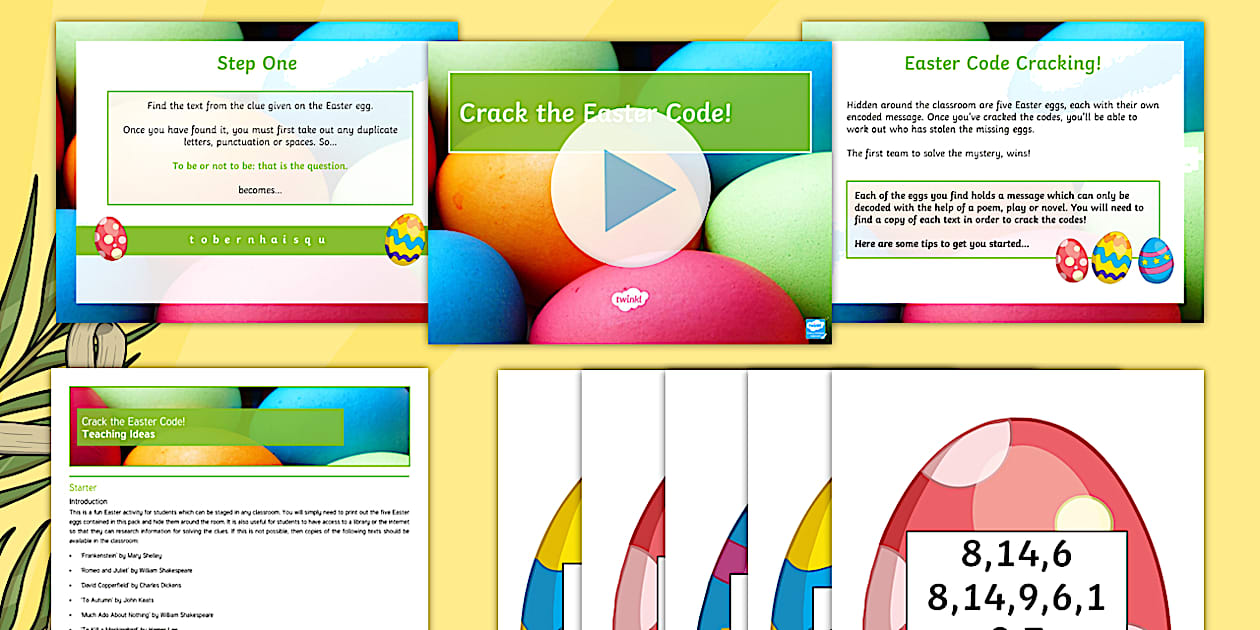 Crack The Easter Code! Activity Pack