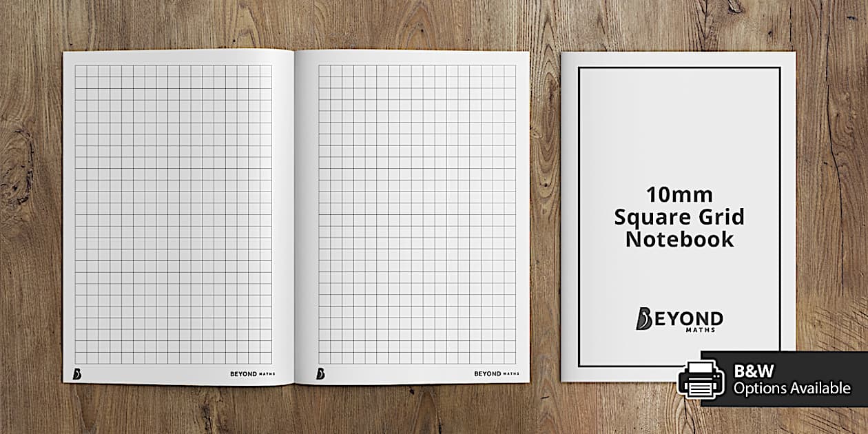 👉 10mm Squared Paper Notebooks (teacher made) - Twinkl