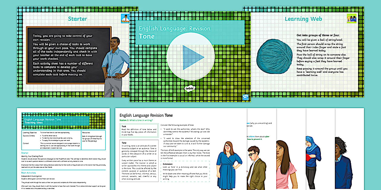 Editable GCSE Non-Fiction: Matching Tone to Purpose and Audience Lesson ...
