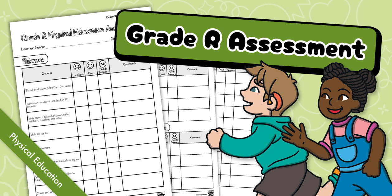 Gr R LS - Term 3 - Physical Education - Assessment (CAPS Aligned)