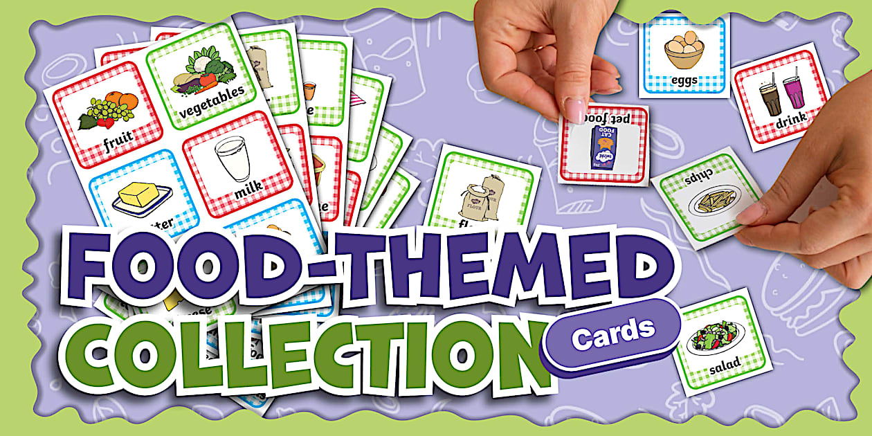 SEN Communication Cards - Food