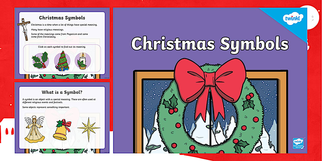 Christmas Symbols PowerPoint (teacher made) - Twinkl