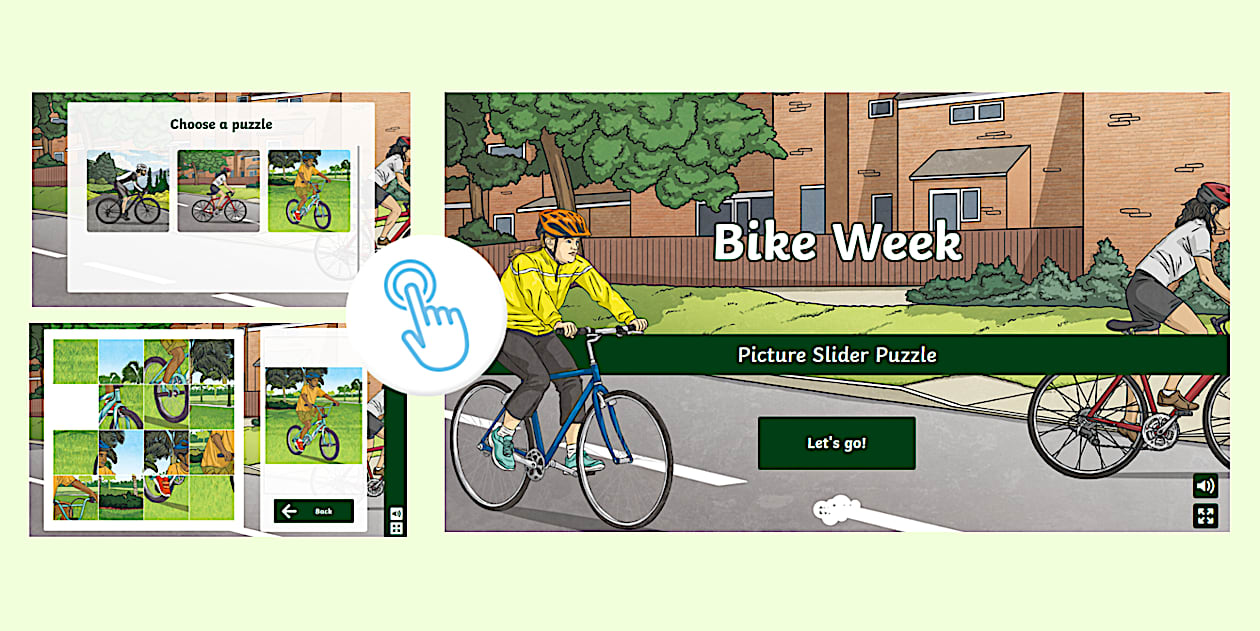 Bike Week Puzzle | Picture Slider Puzzle - Twinkl