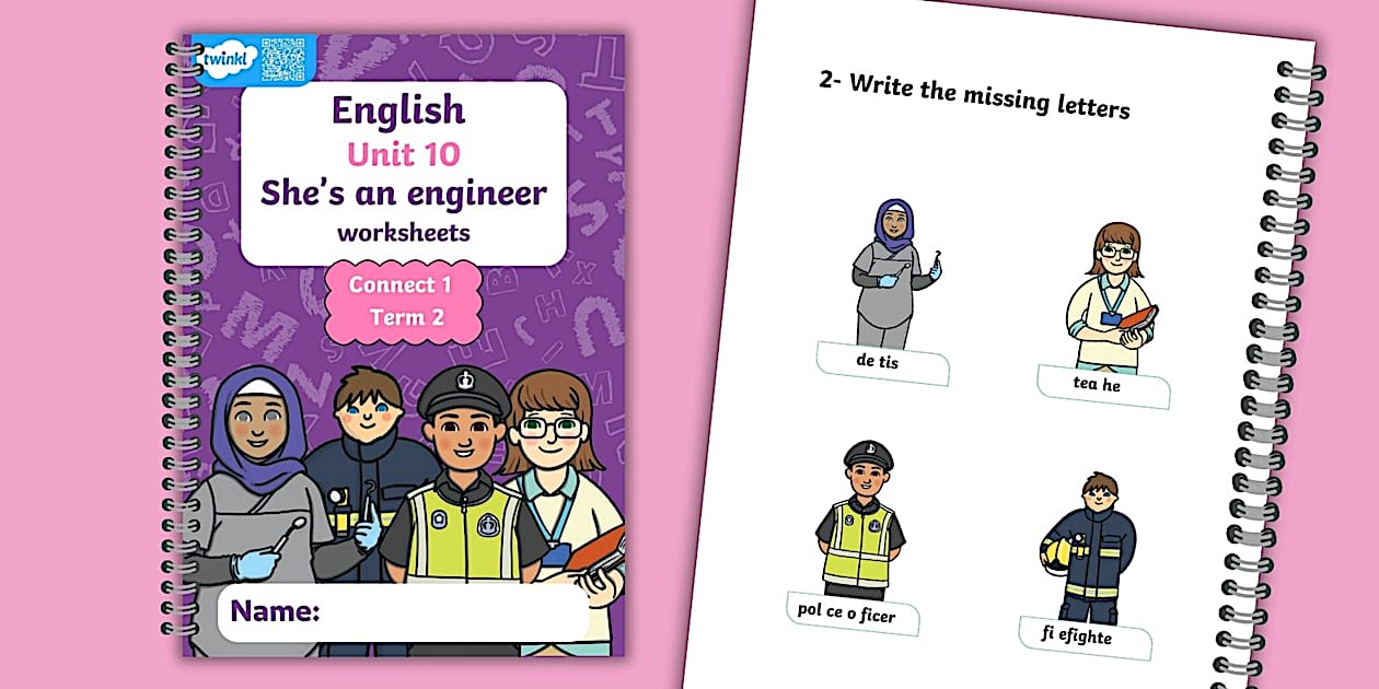 English Connect 1 - unit 10 - She's An Engineer Worksheets