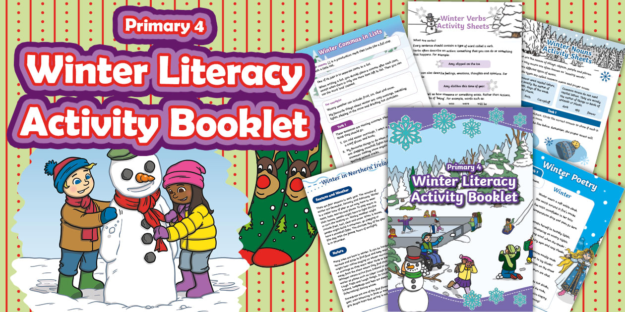 Primary 4 Winter Literacy Activity Booklet