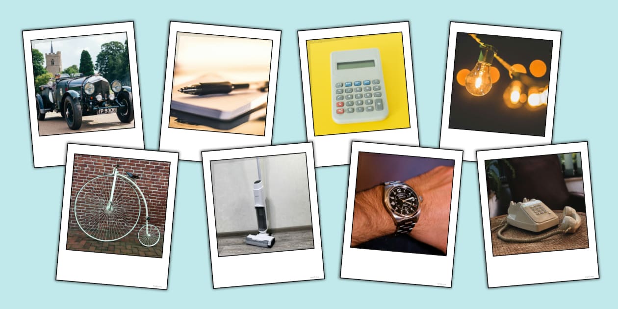 Inventions Instant Photo Style Display Images (teacher made)