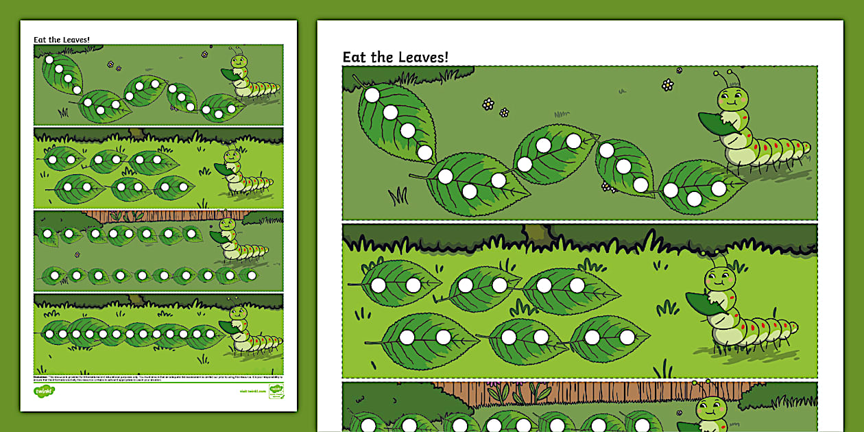 Caterpillar Hole Punch Fine Motor Skills Activity | Twinkl