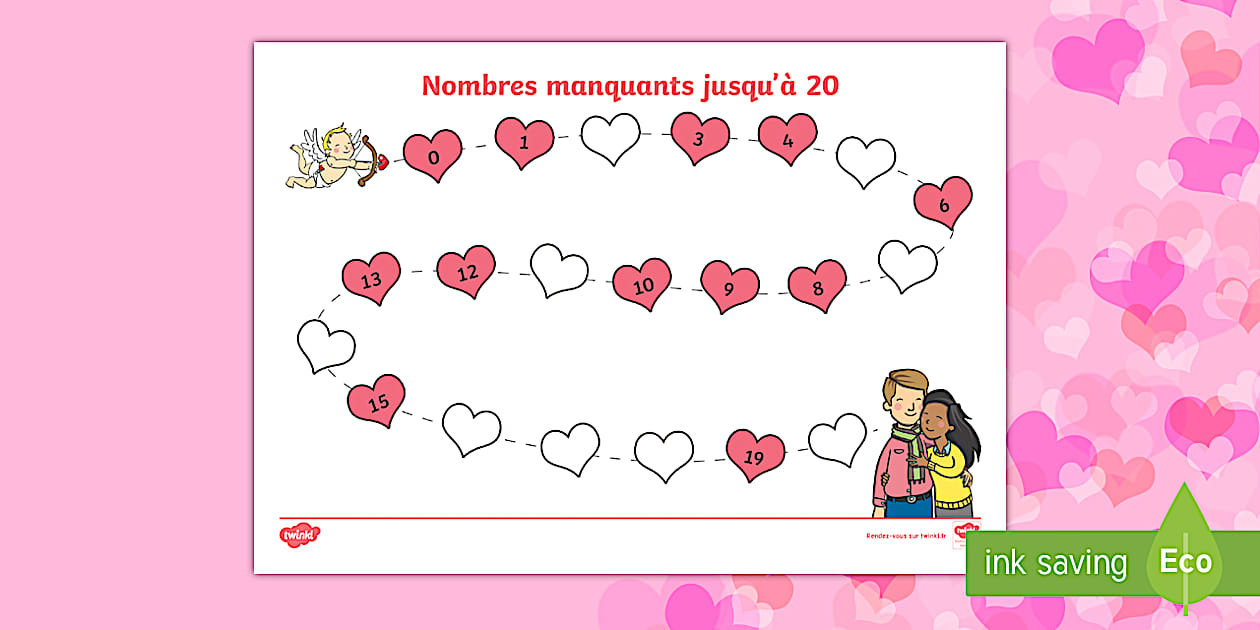 Fiche d'activités : Nombres jusqu'à 20