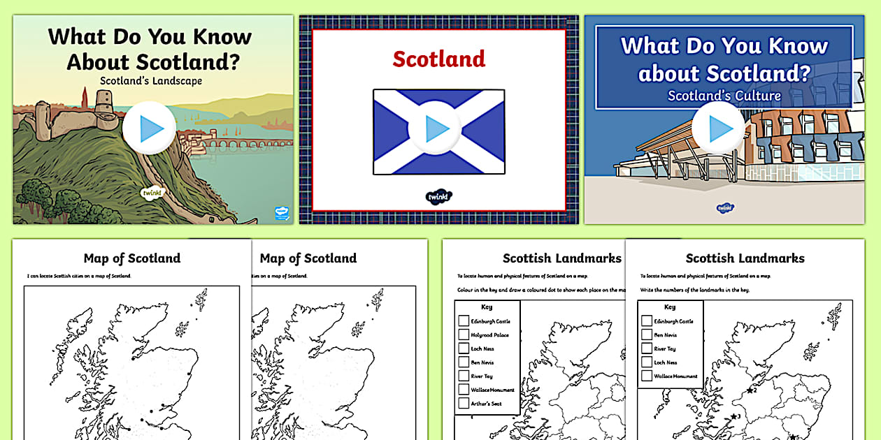 Editable Scottish Lesson Teaching Pack - Twinkl