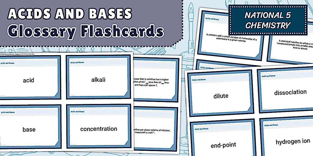 National 5 Acids and Bases Flashcards