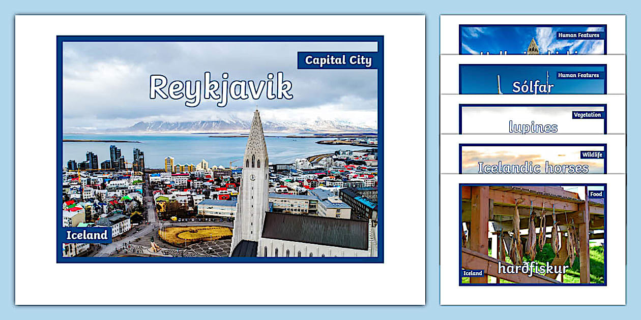 Iceland Display Photo Pack - Geography (Teacher-Made)