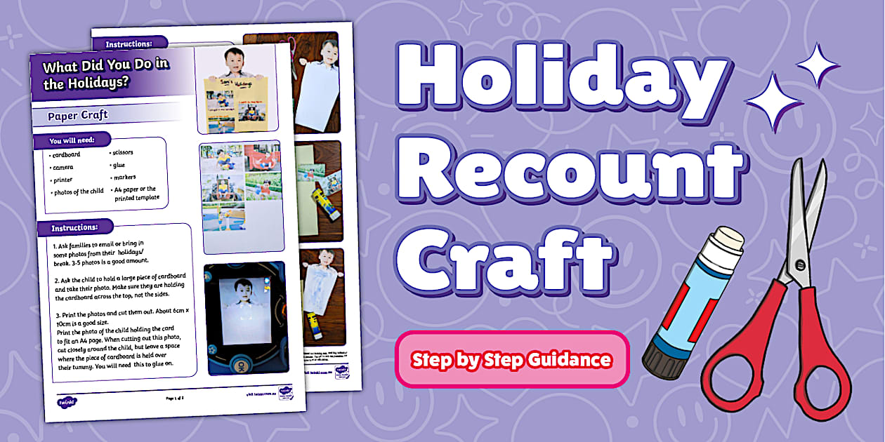 Holiday Recount Craft