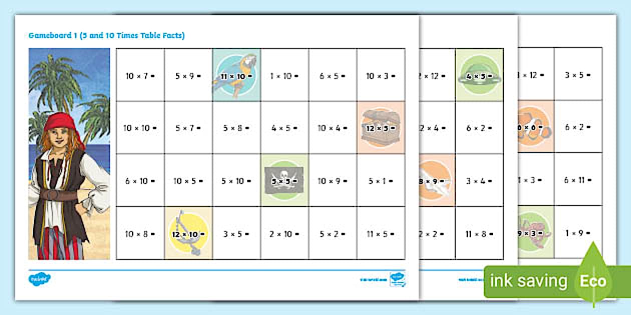 👉 Times Table Tiddlywinks Game (teacher made) - Twinkl
