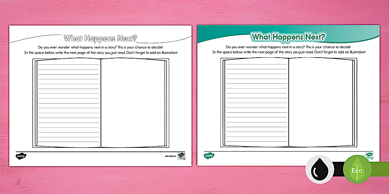 Reading Comprehension: What Happens Next Worksheet - Twinkl