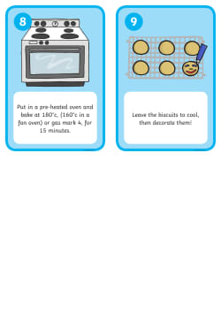 Biscuit Recipe Cards (teacher made)