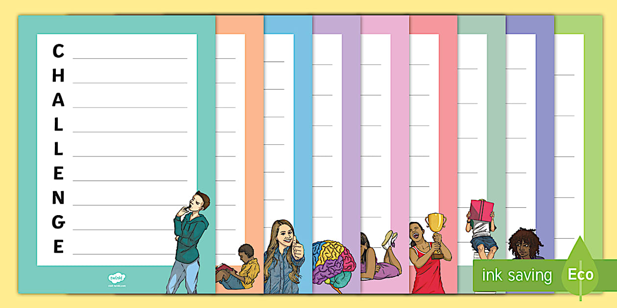 Growth Mindset Acrostic Poem Worksheet / Worksheets - Twinkl