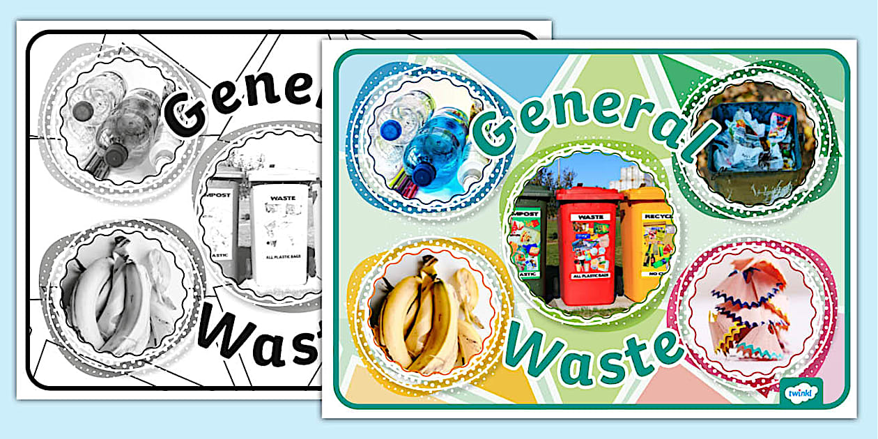 General Waste Photo Display Poster (teacher made) - Twinkl