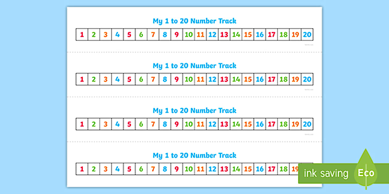Number Track To 20 | Twinkl KS1 | Primary Resources | Maths