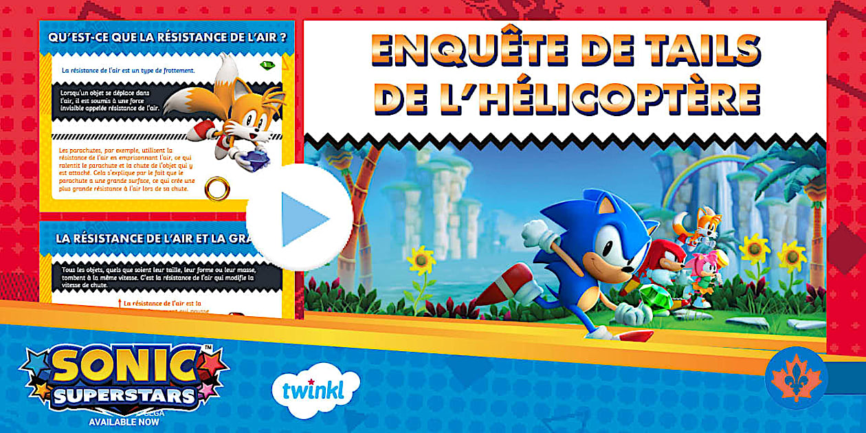 Sonic: Tails' Helicopter Tail Investigation [9-11] French