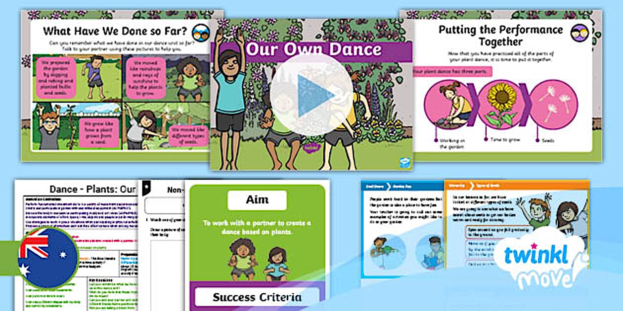 Year 2 Dance: Plants Lesson 4: Our Own Dance - Twinkl